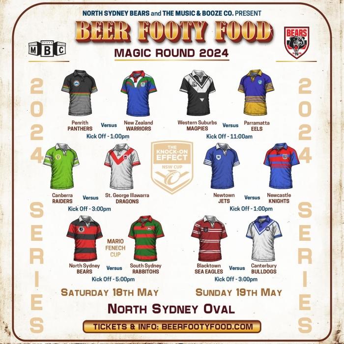 NSW Cup Magic Round - Beers, Footy & Food Fest - North Sydney Living